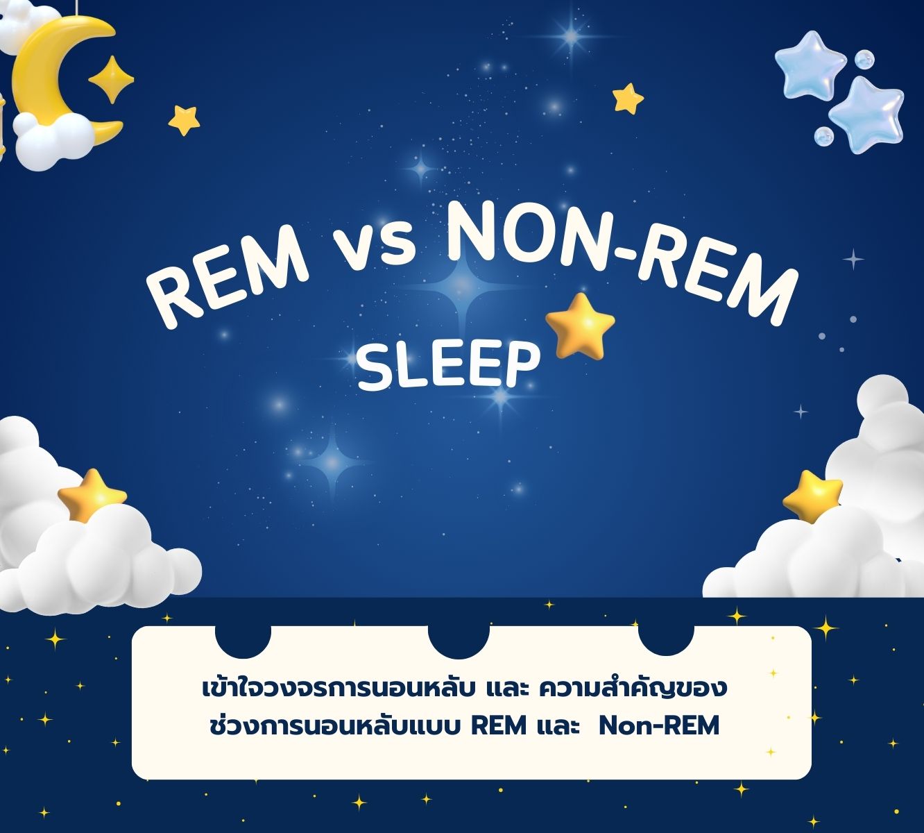 วงจรการนอนหลับ REM-Non-REM Sleep